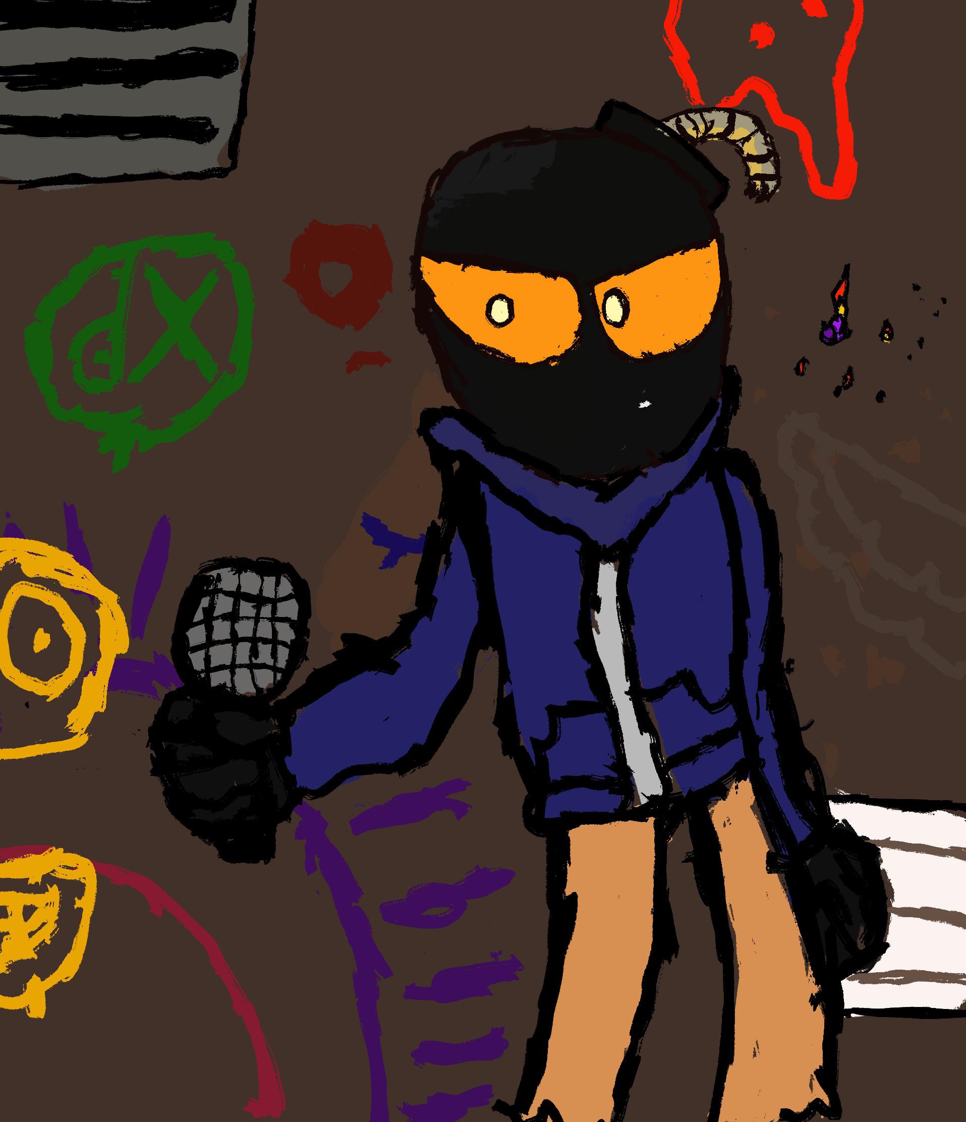 Decide to draw my second favorite mod character Whitty | Scrolller