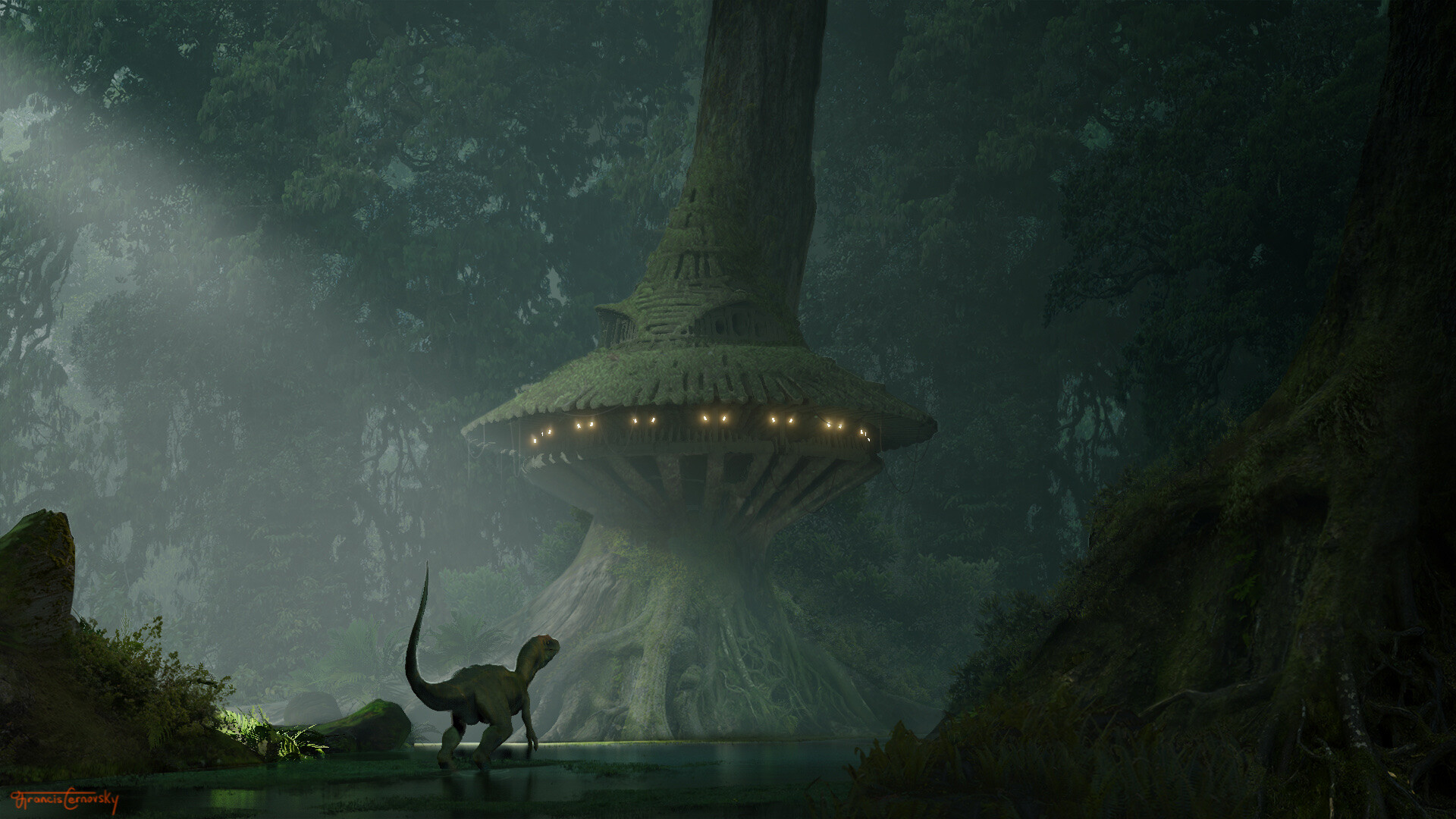 Deep Within the Jungle by Francis Cernovsky | Scrolller