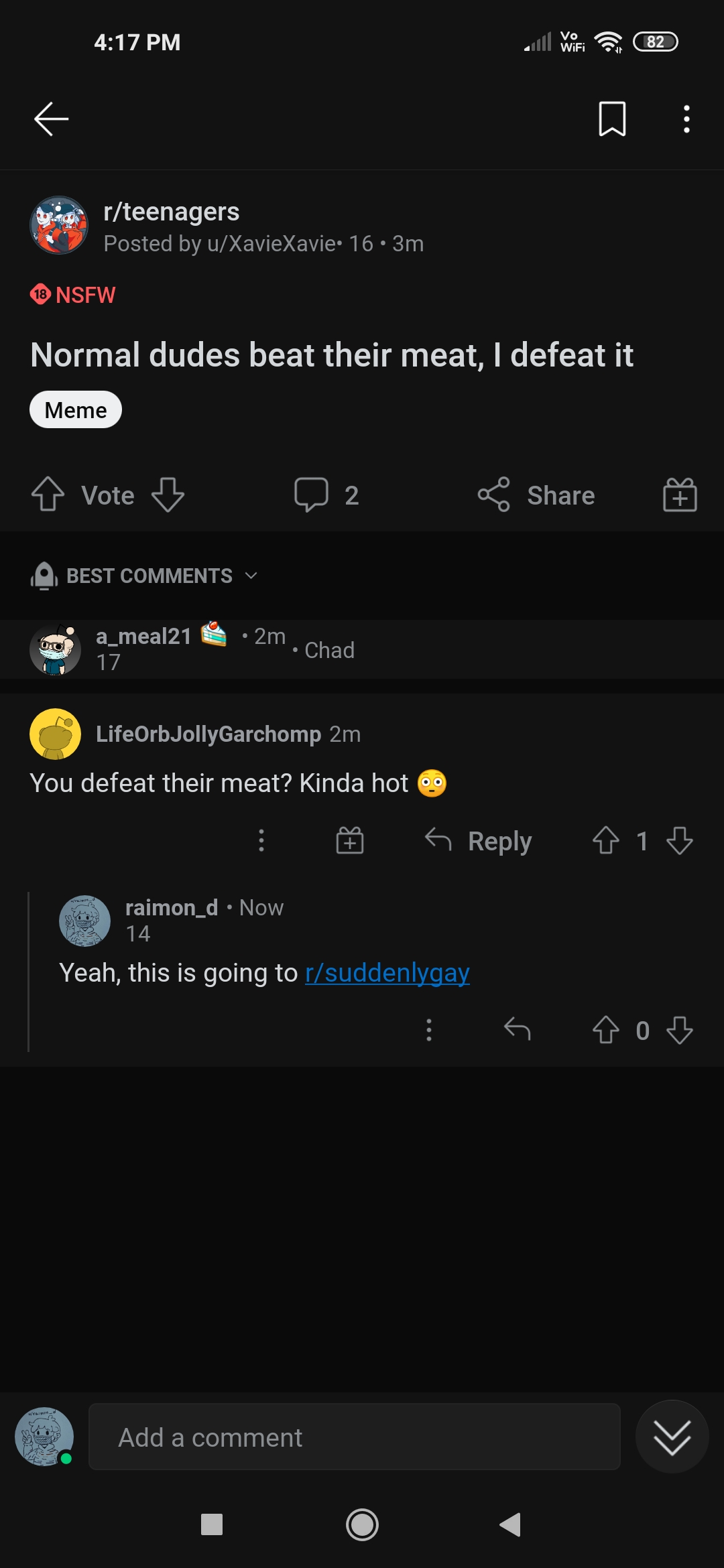 Defeat their meat? | Scrolller