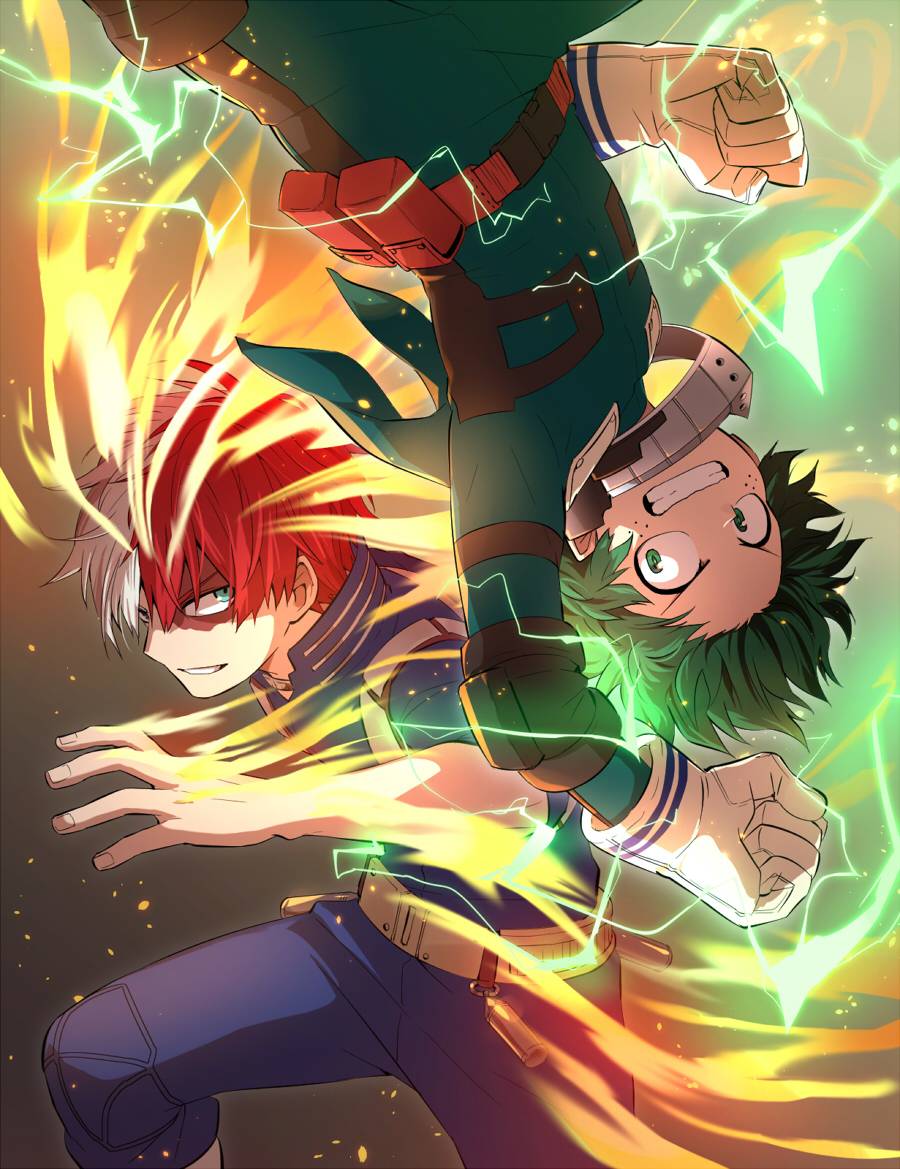 Deku and Todoroki | Scrolller