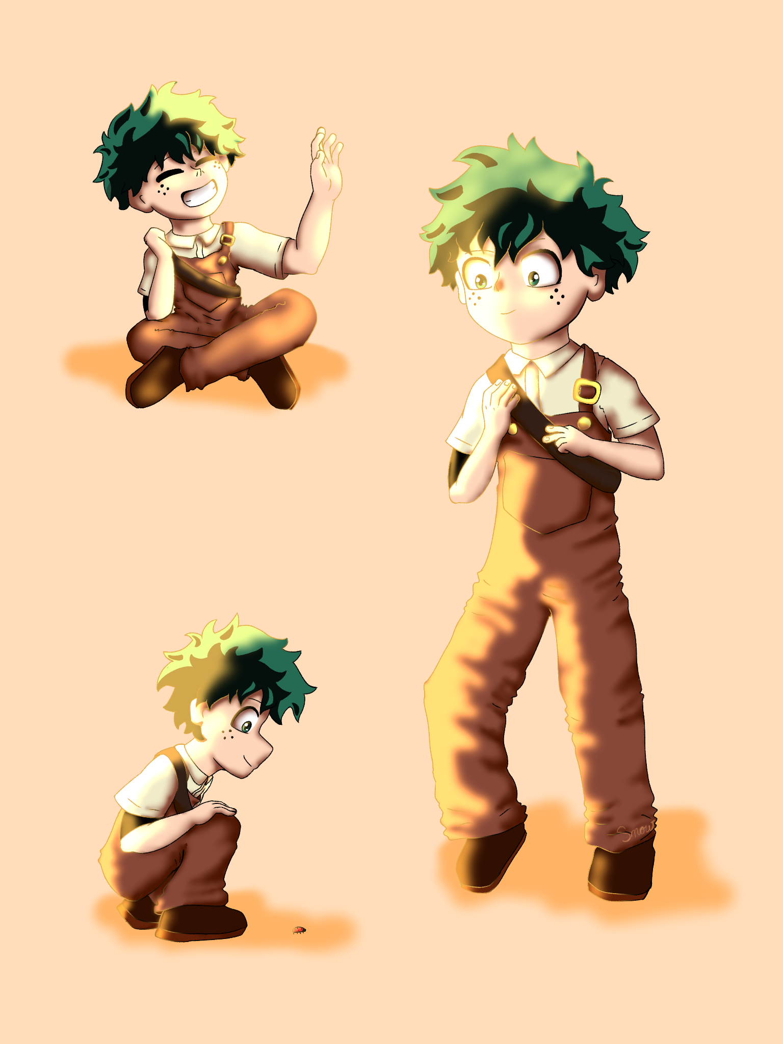 Deku in overalls? Deku in overalls.. | Scrolller