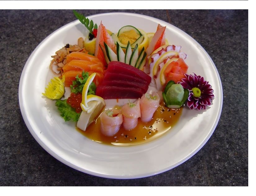Delicious sashimi plate | Scrolller