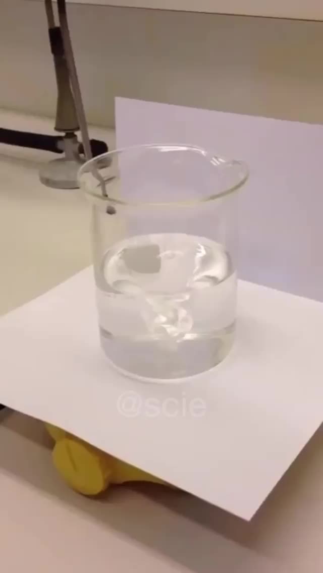 Demonstration of Briggs Rauscher oscillating reaction | Scrolller