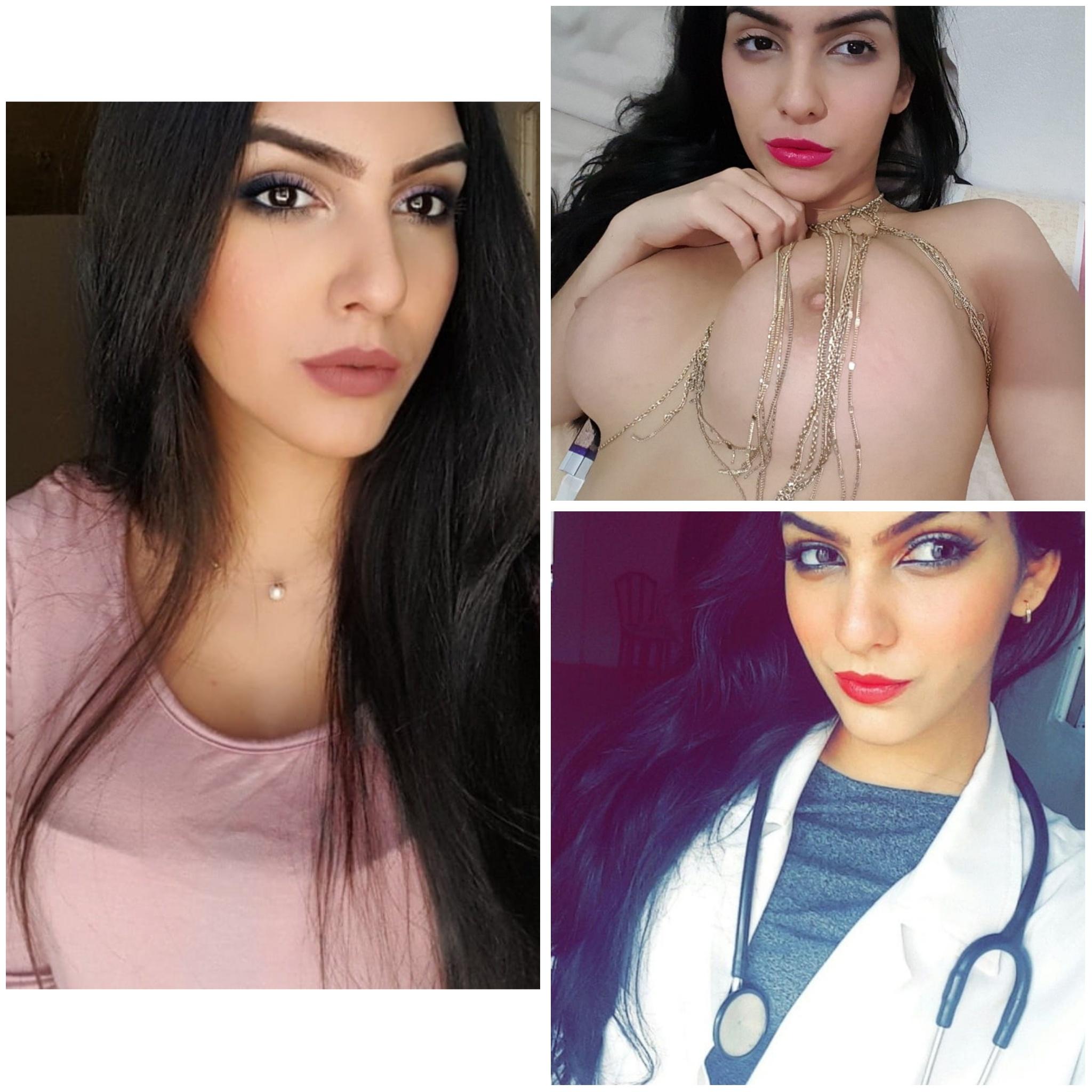 Desi Hot NRI Doctor ️😍 Full Album 👇👇 | Scrolller