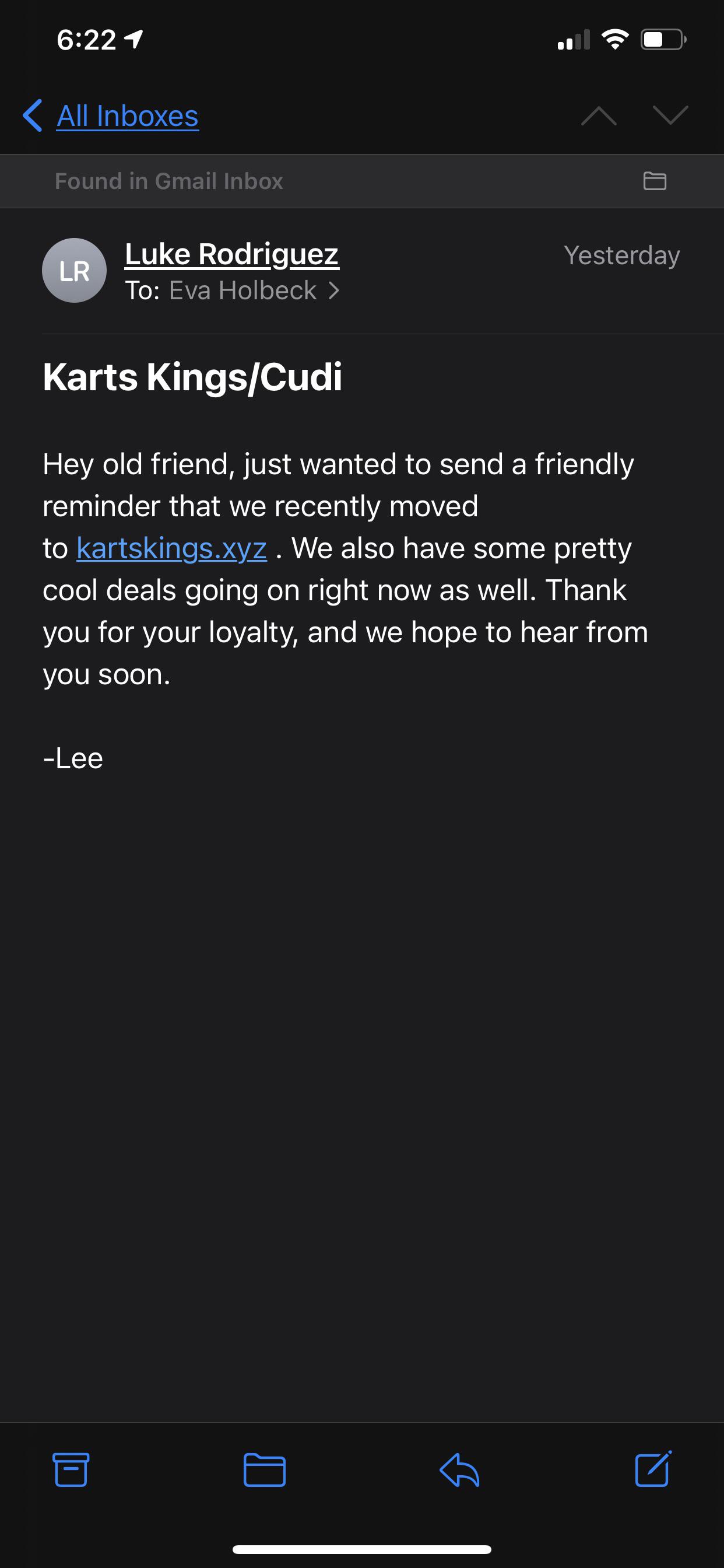 did anyone else get this email?? | Scrolller