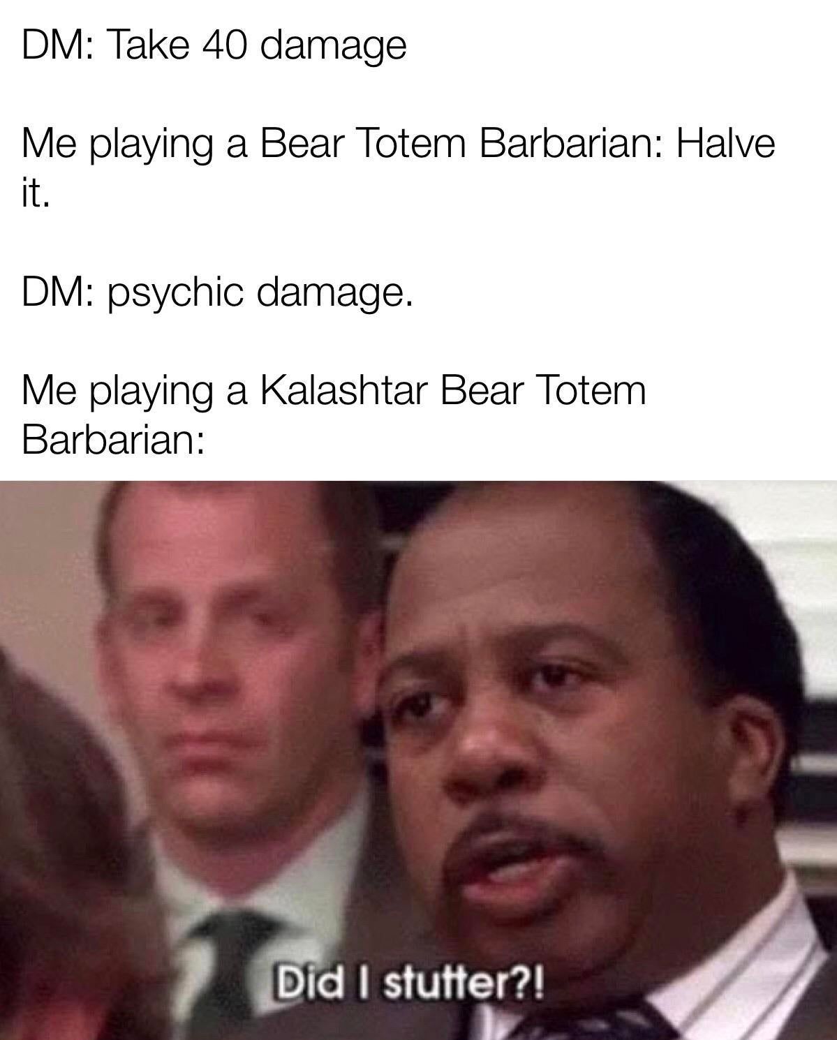 Did I stutter? | Scrolller