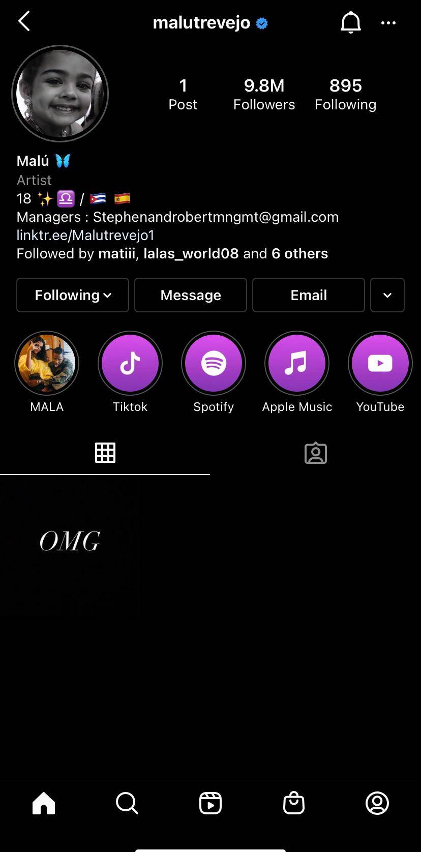 Did she deleted all her Instagram posts? Wtf 😂 | Scrolller