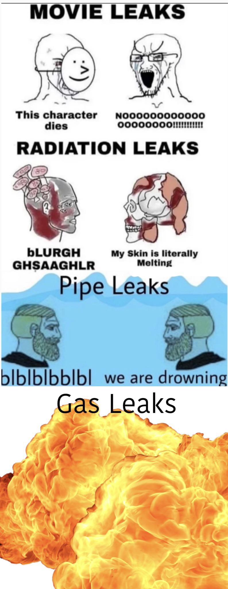 Different types of leaks | Scrolller