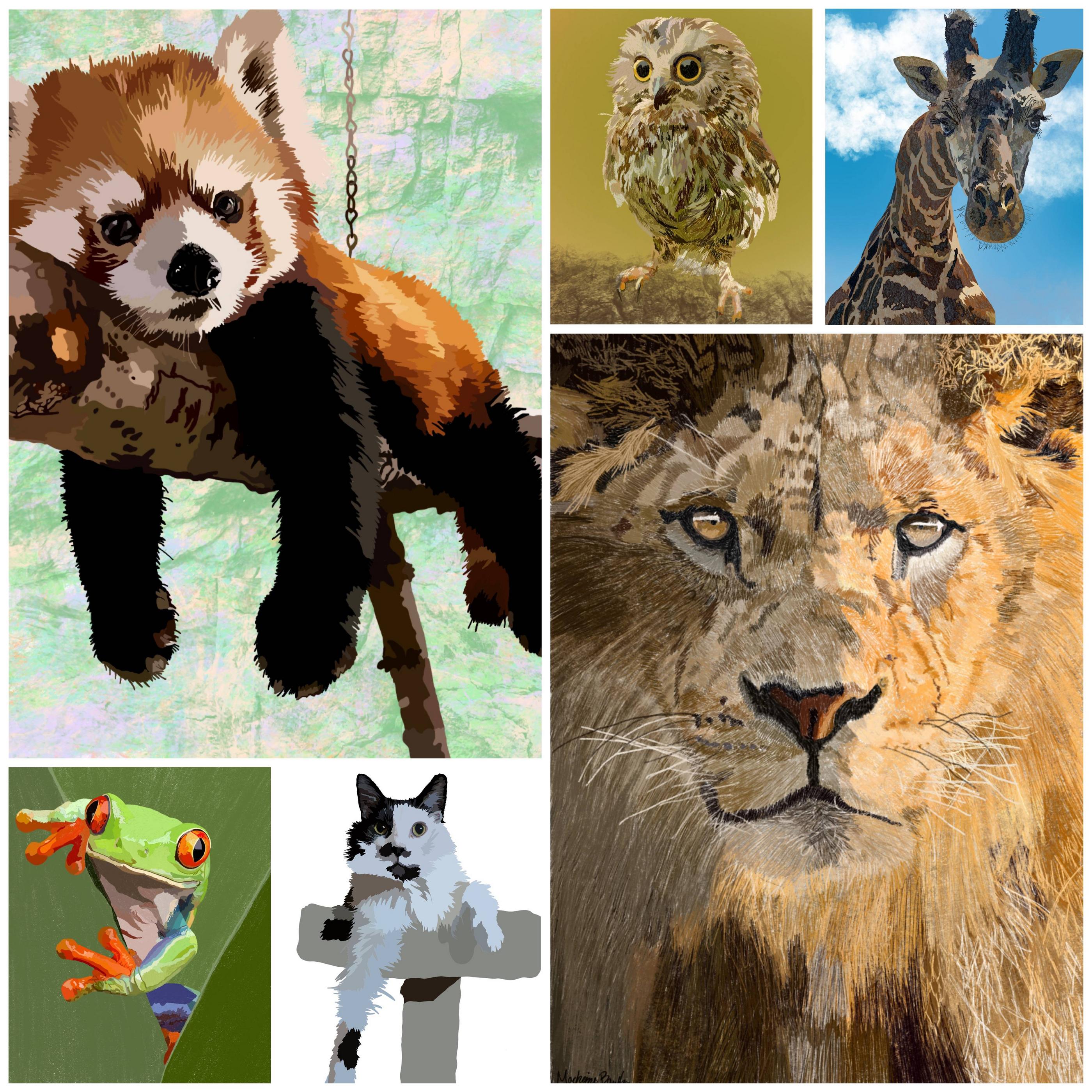 Digital Animal Drawings! | Scrolller