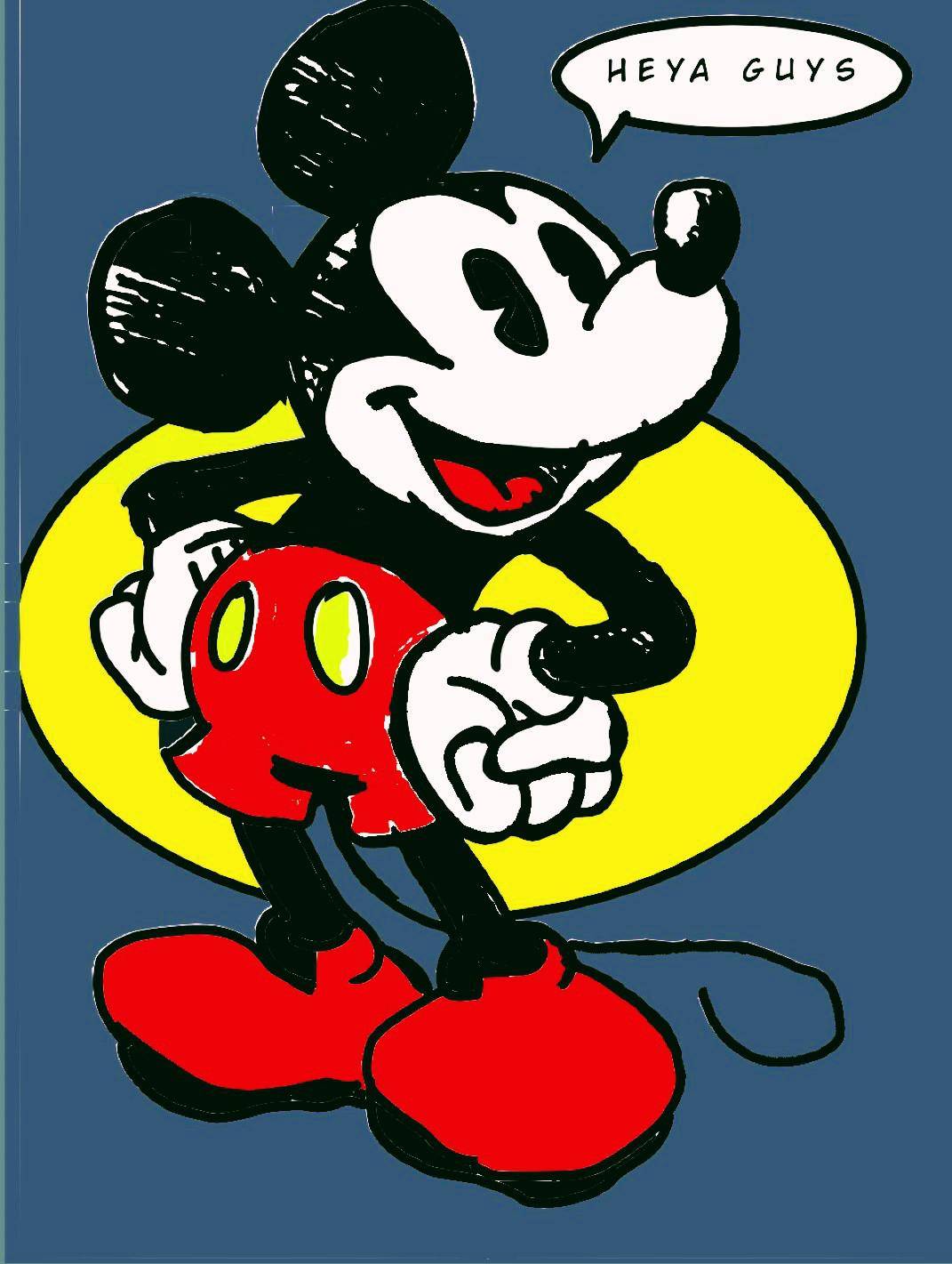 Digital art of Mickey Mouse | Scrolller