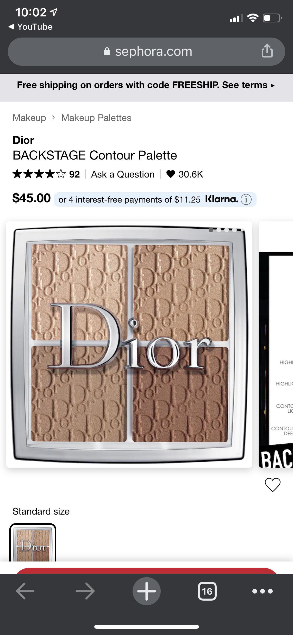 Dior Backstage Contour Palette dupe? | Scrolller