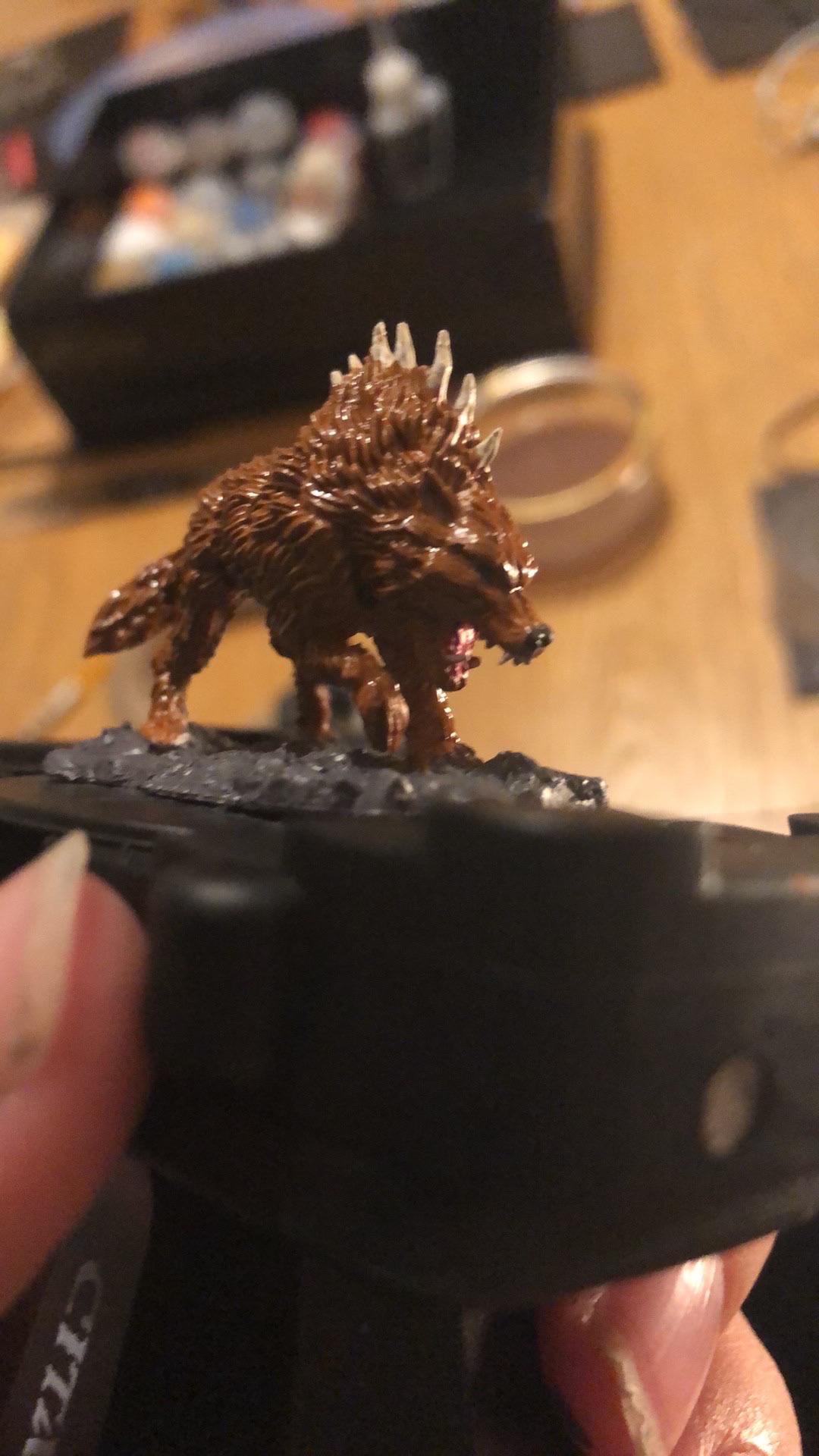 Dire wolf mini I finished today and I’m pretty proud of | Scrolller