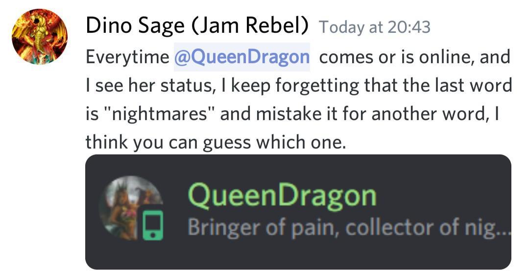 Discord status | Scrolller