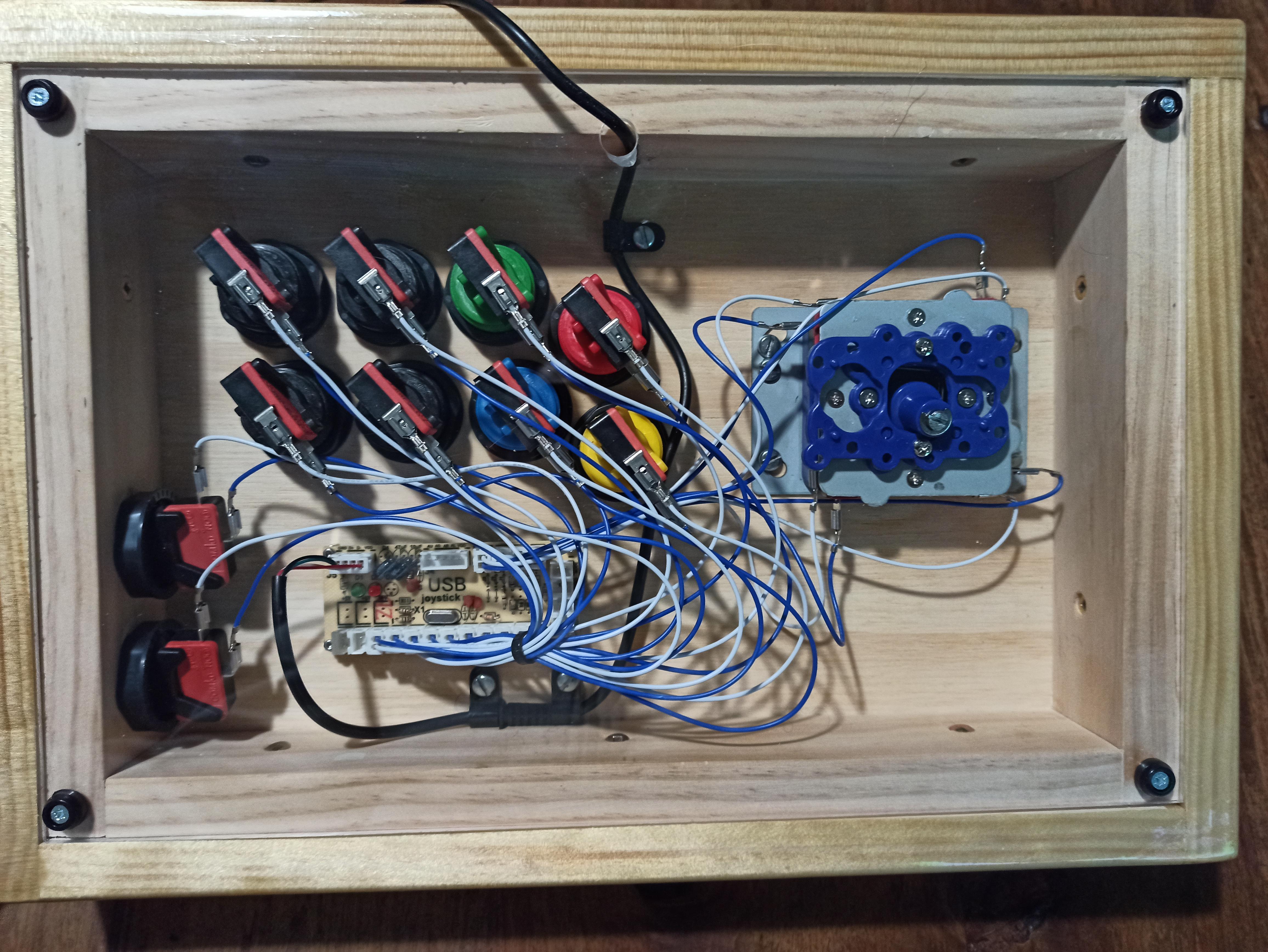 DIY Fightstick underneath | Scrolller