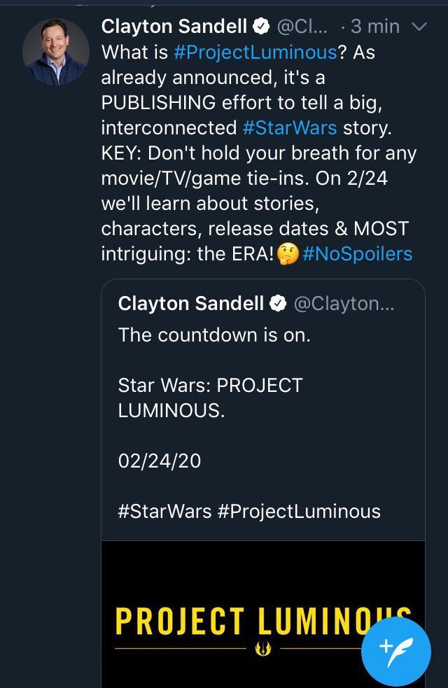 Do not expect any movie/TV/Game-announcements from the Luminous event | Scrolller