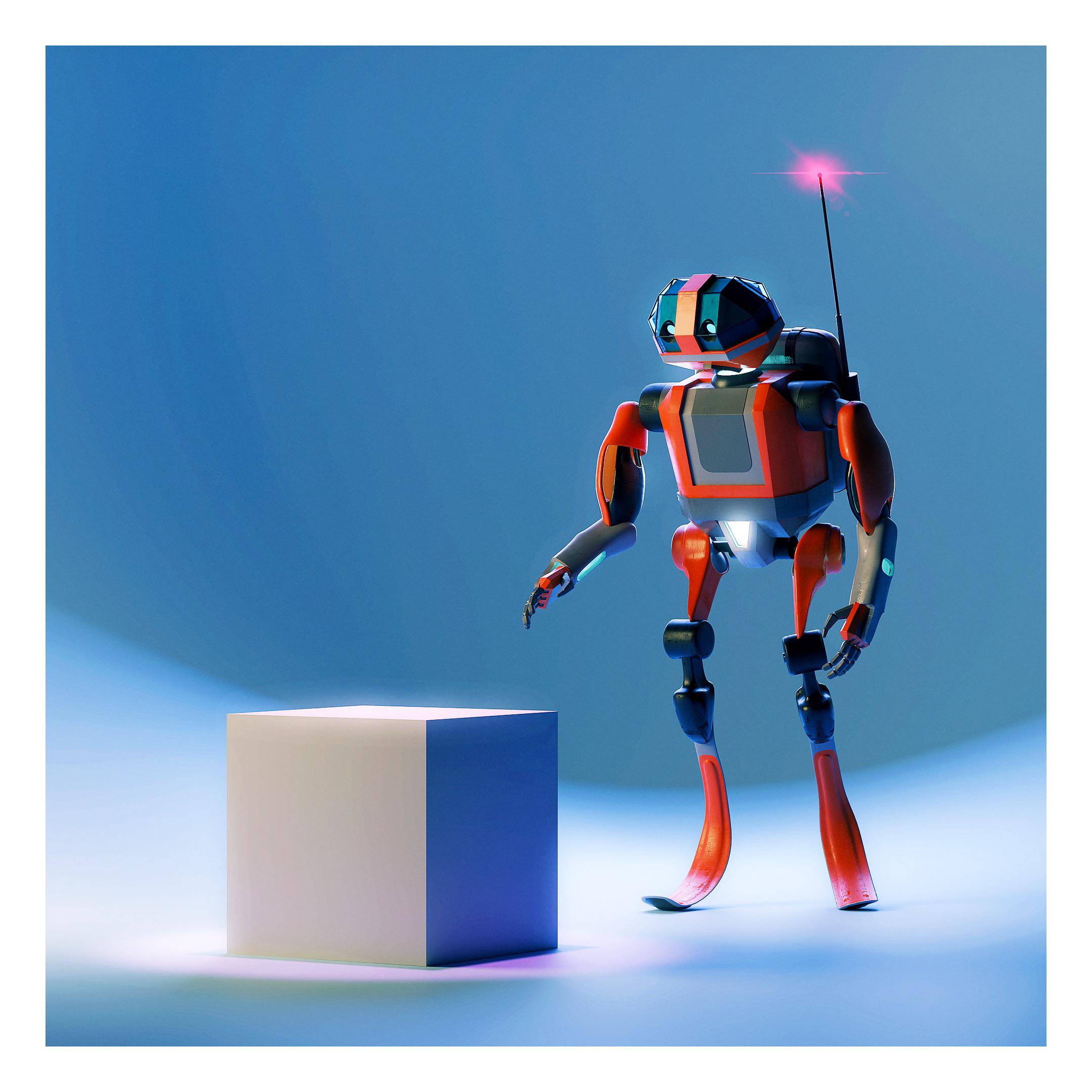 Do Not Touch The Default Cube! | Scrolller