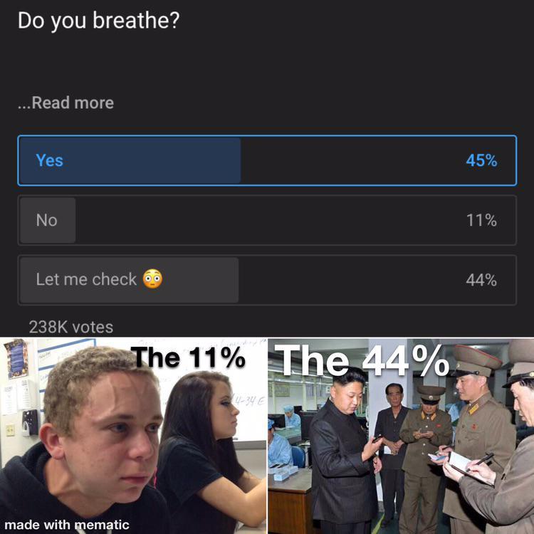 Do you breathe???? Let me check... | Scrolller