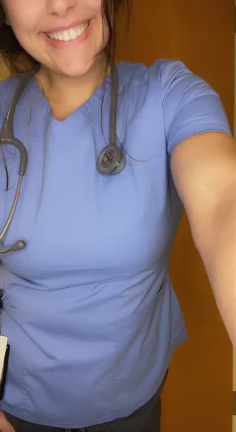 Feelin pretty cute in and out of these scrubs | Scrolller