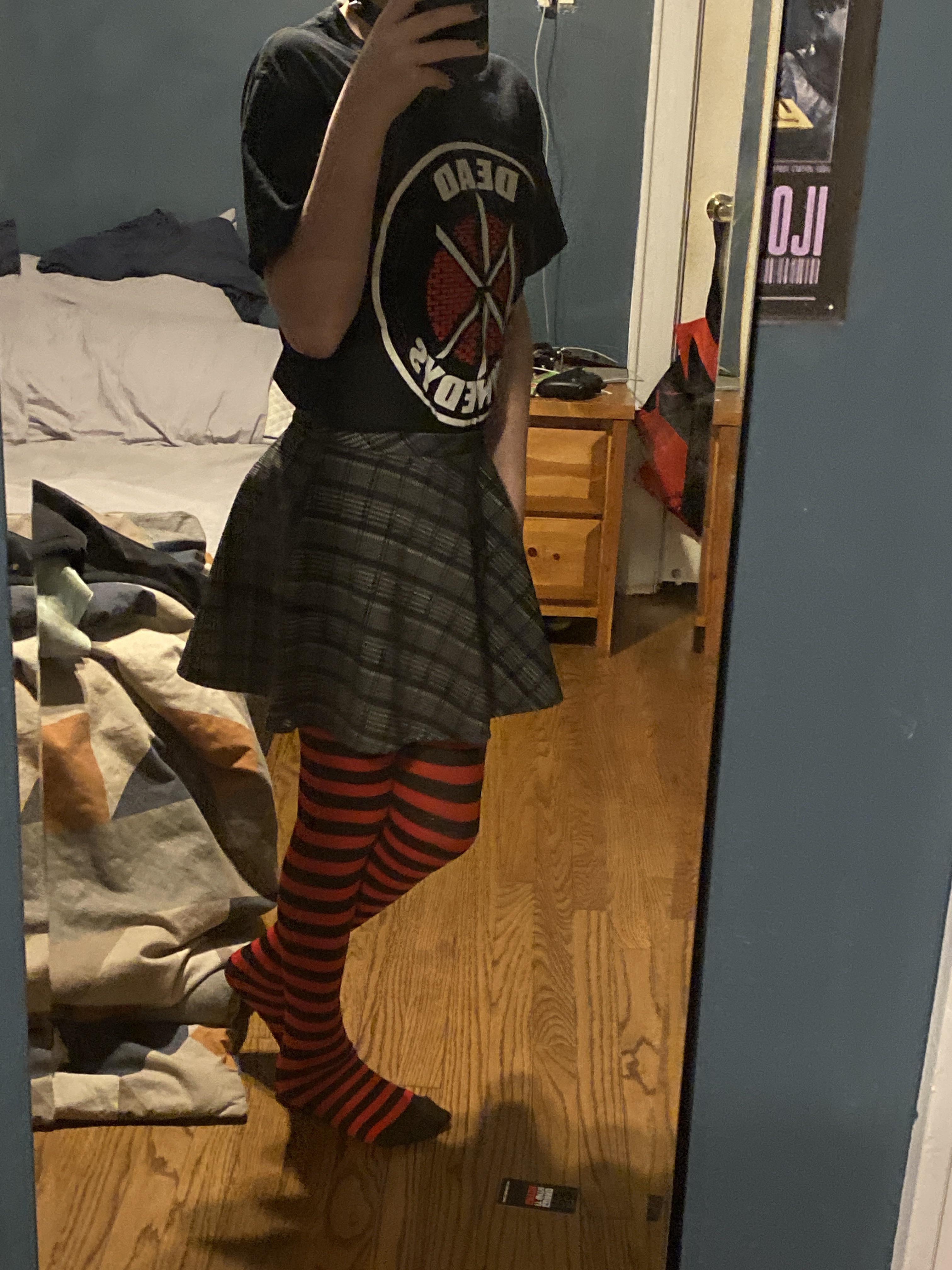 do you think my body passes in this fit? my friend got me the skirt and ...