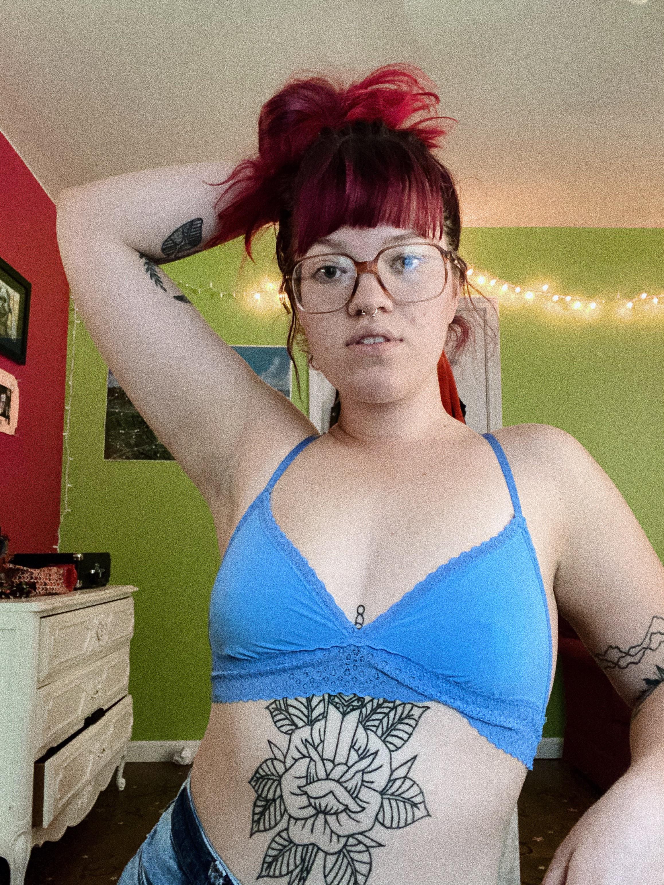 do you wanna see what’s under the bra? 🥺 | Scrolller