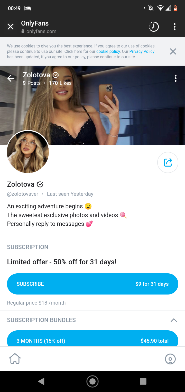 does any have the onlyfans? | Scrolller