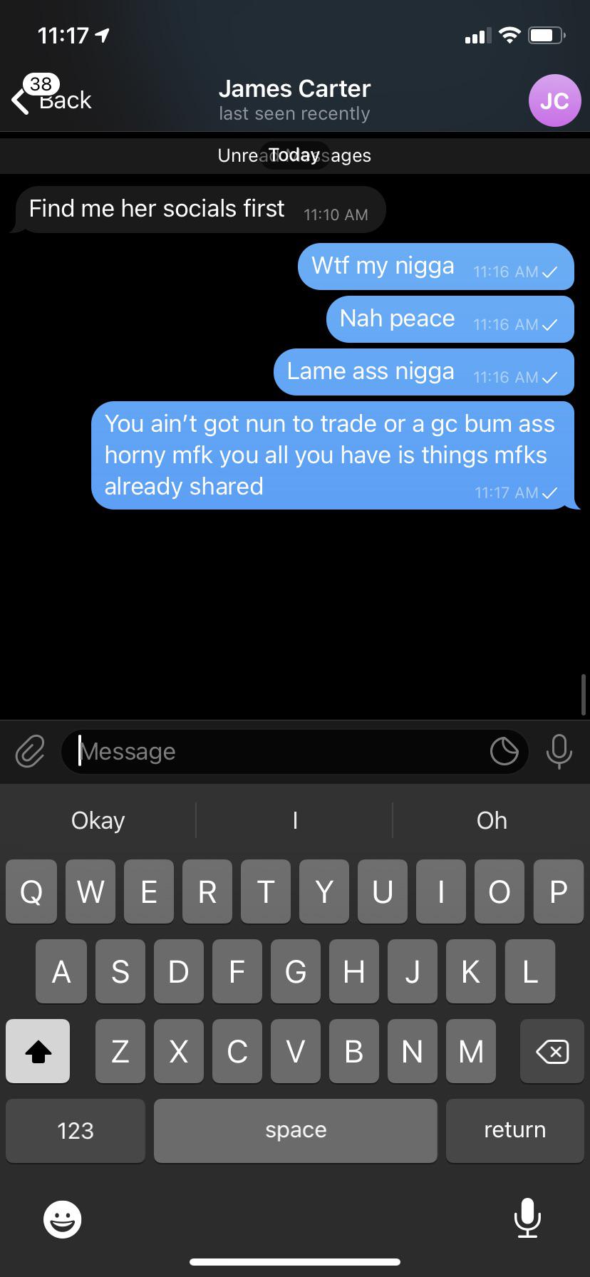 Don’t ask me shit if you ain’t got nun to trade end of discussion | Scrolller