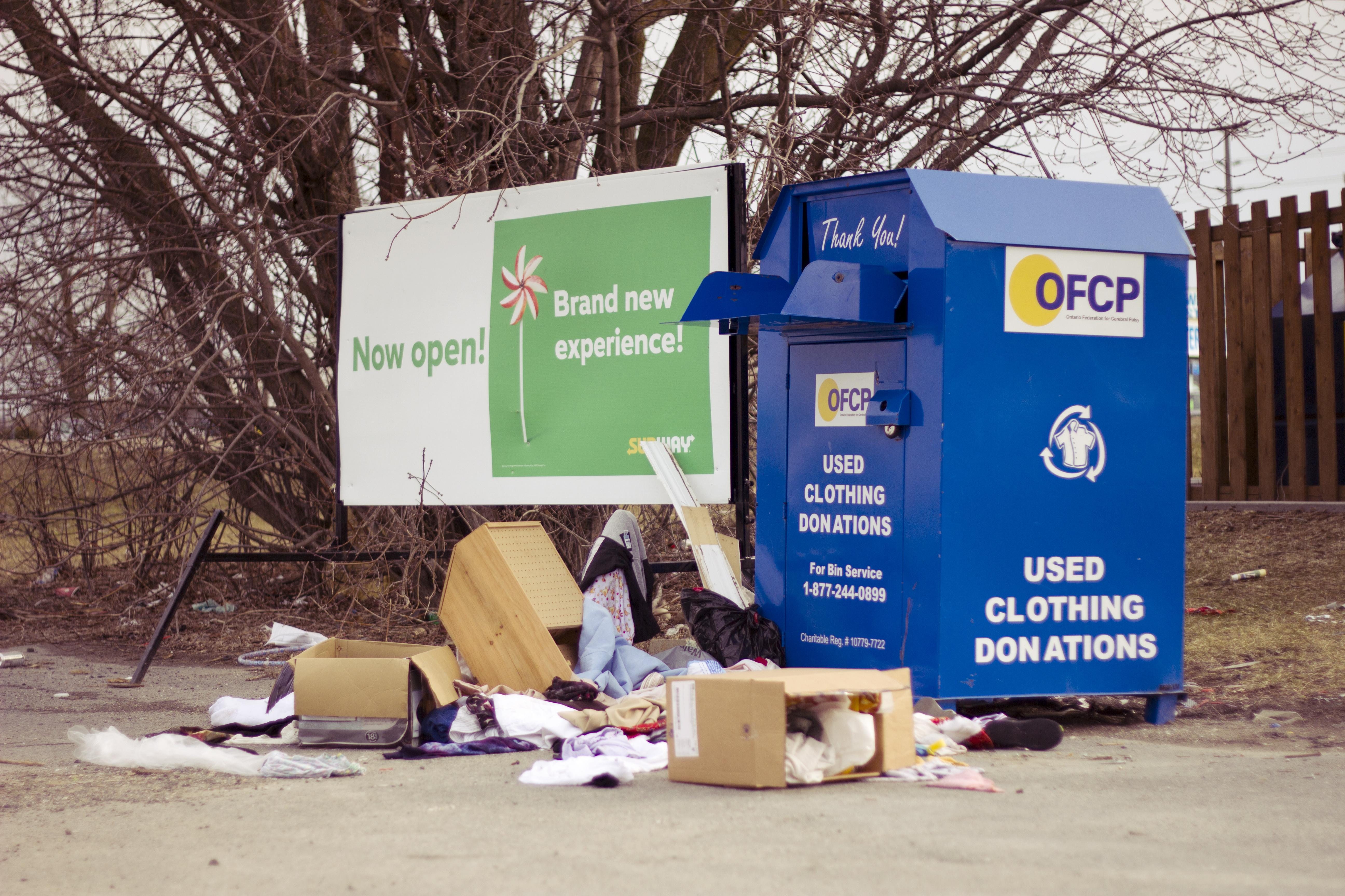 Donation Bin Mess During The First Lockdown | Scrolller