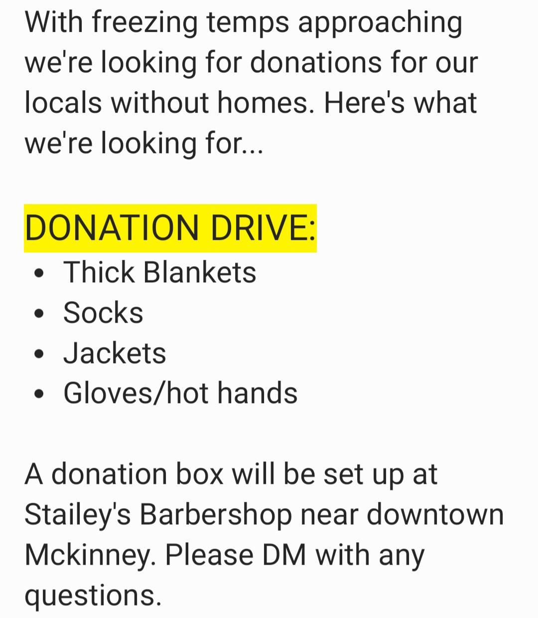 DONATION DRIVE - | Scrolller