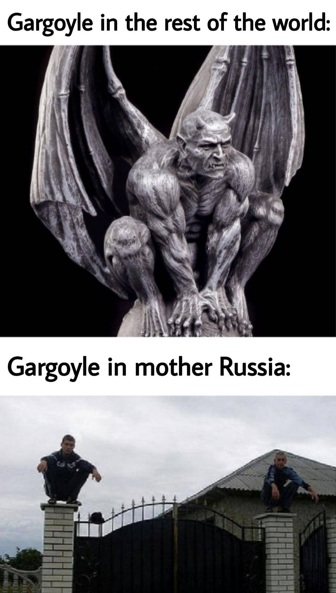 Don't ever trust a Russian gargoyle | Scrolller