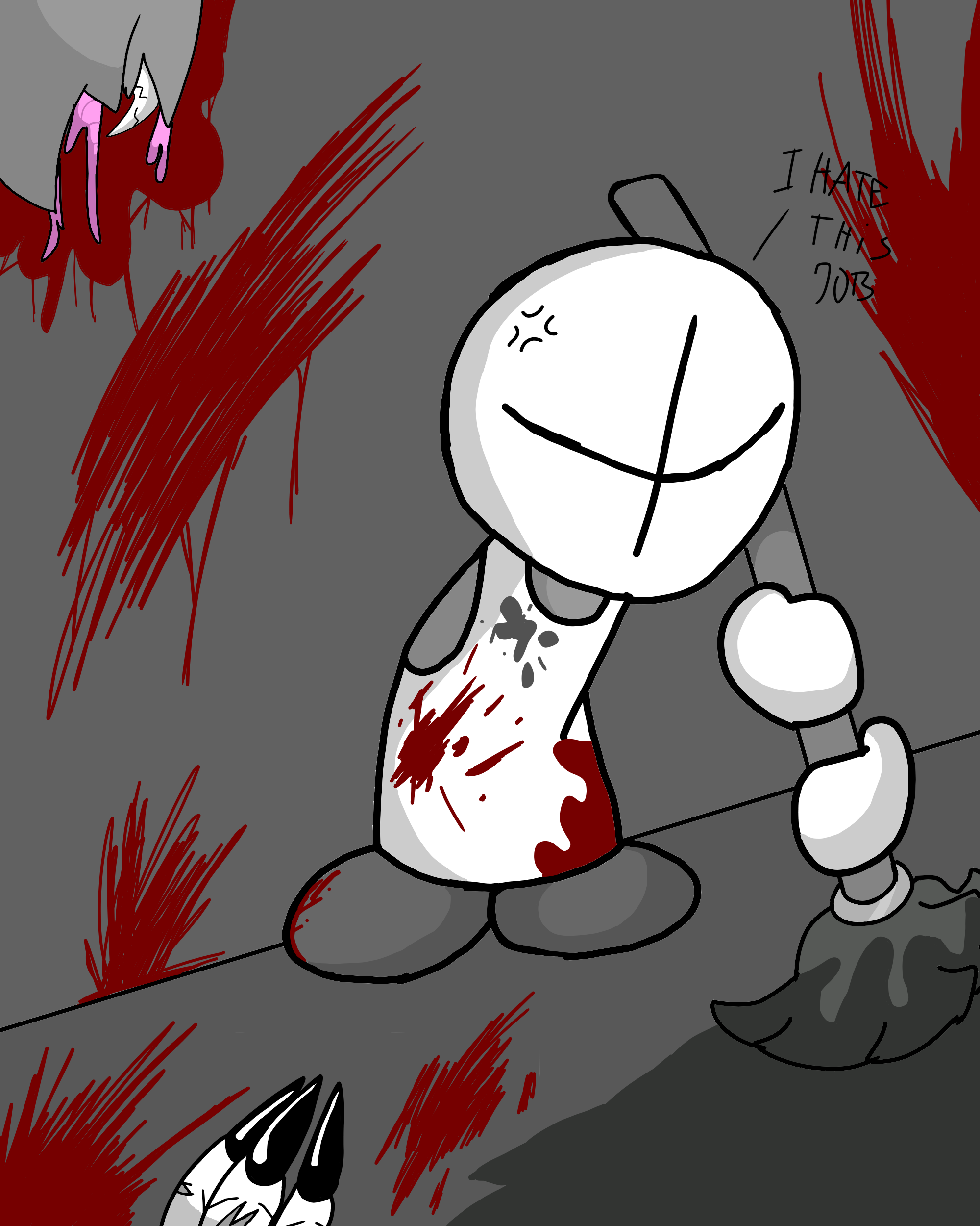 Don't mind grunt he's just cleaning after the haters | Scrolller