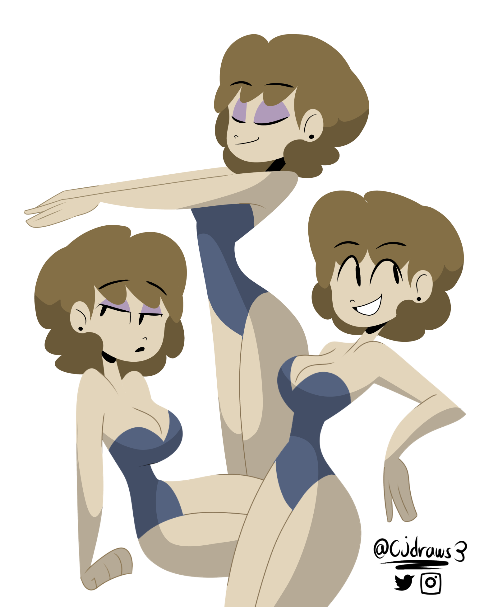 Doodled some poses | Scrolller