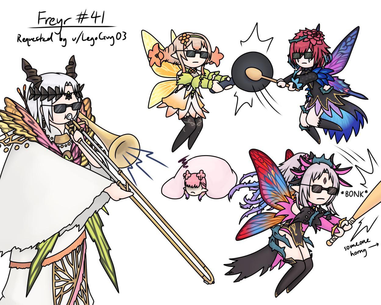Doodling Random Pictures of Freyr Until He Becomes Playable, Part 41 | Scrolller