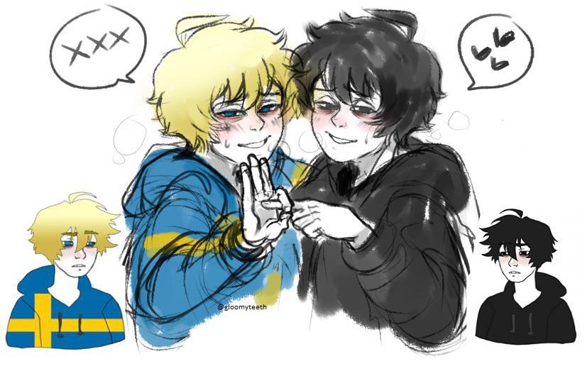 Doomer Boy and Swedish Doomer Boy being a little pervy (@gloomyteeth) | Scrolller