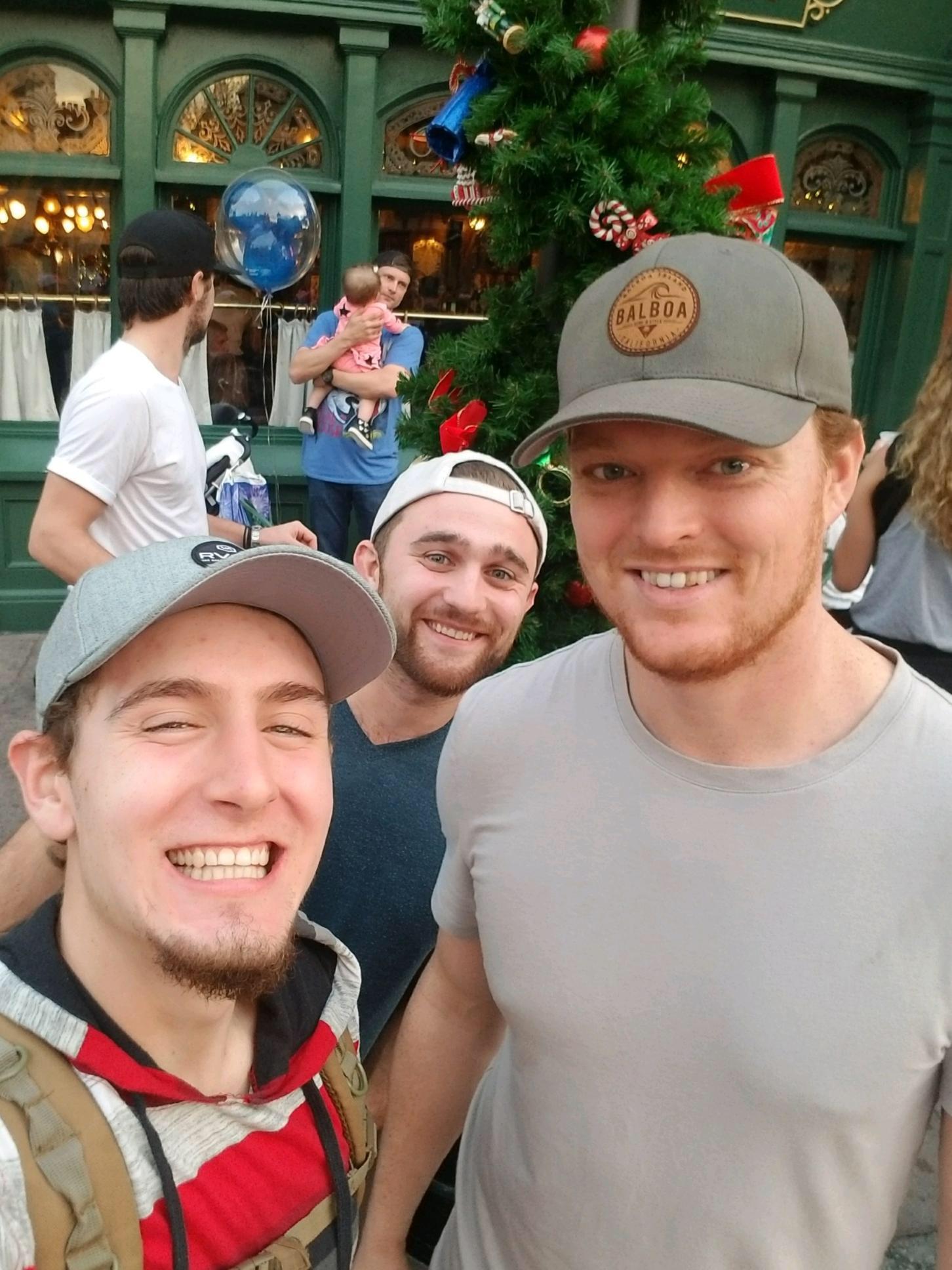 Down in Disney for vacation with friends and ran into this guy and 3 ...