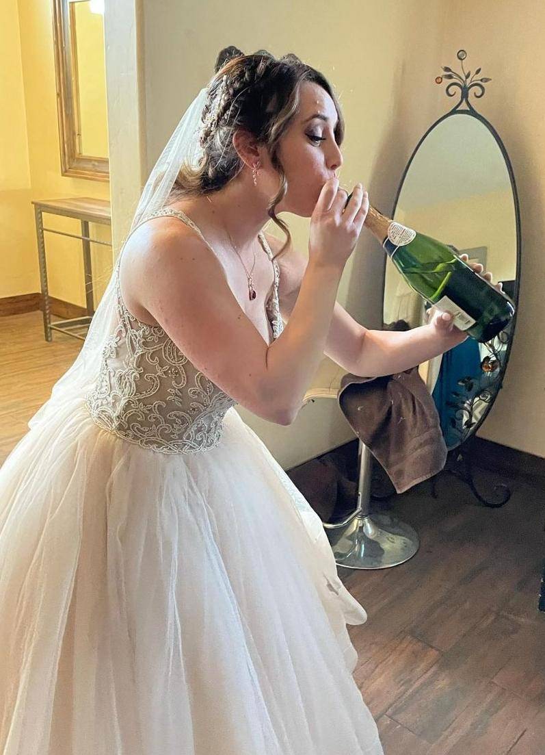 Downing the whole bottle | Scrolller