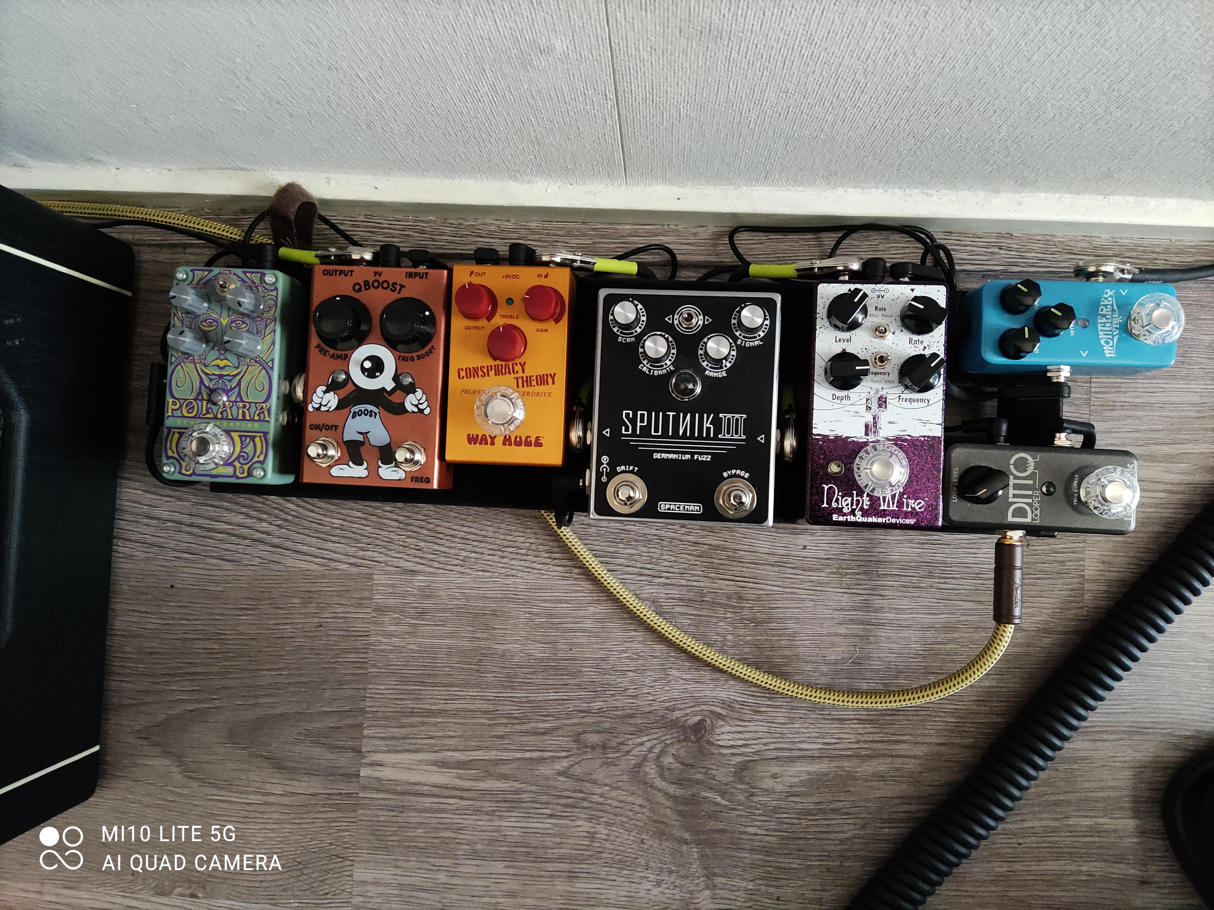 Downsized my pedalboard! | Scrolller