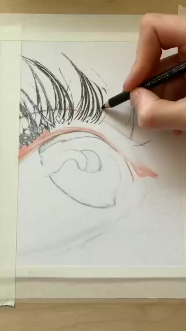 Drawing a realistic eye! | Scrolller