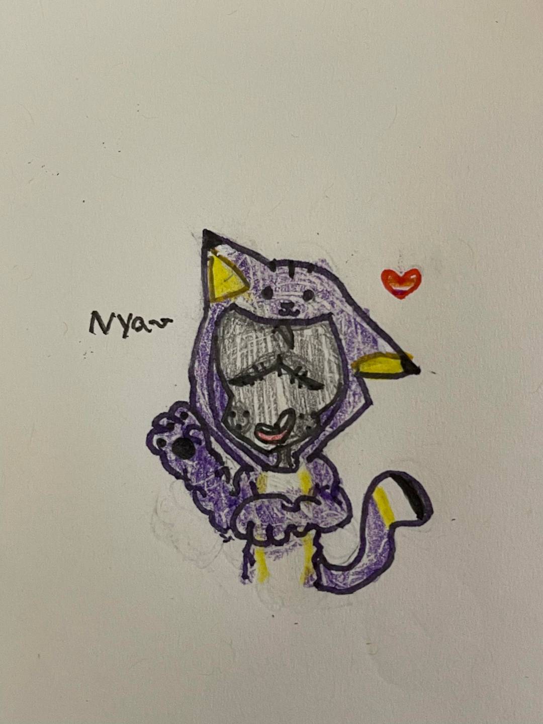 Drawing my OCs in the colors of the pride flags part one: Nyan-binary :3 | Scrolller