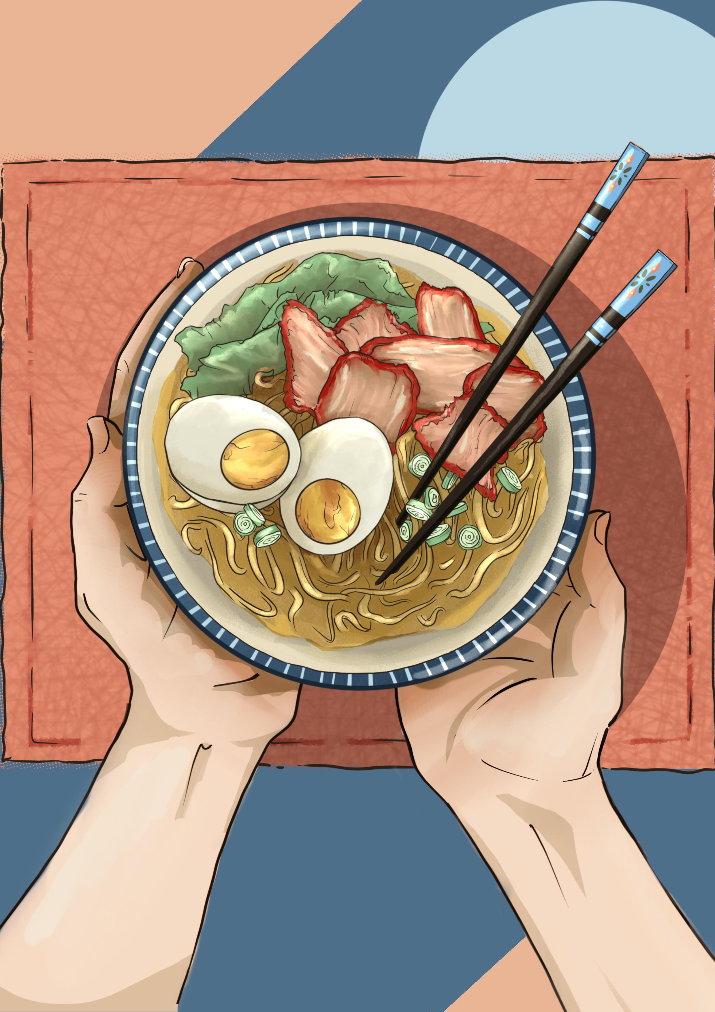 Dream Lunch, Me, Procreate, 2021 | Scrolller