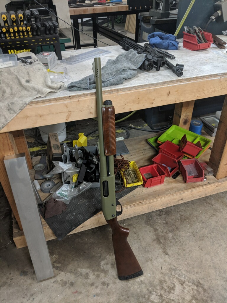 Dressed up a police trade 870. | Scrolller