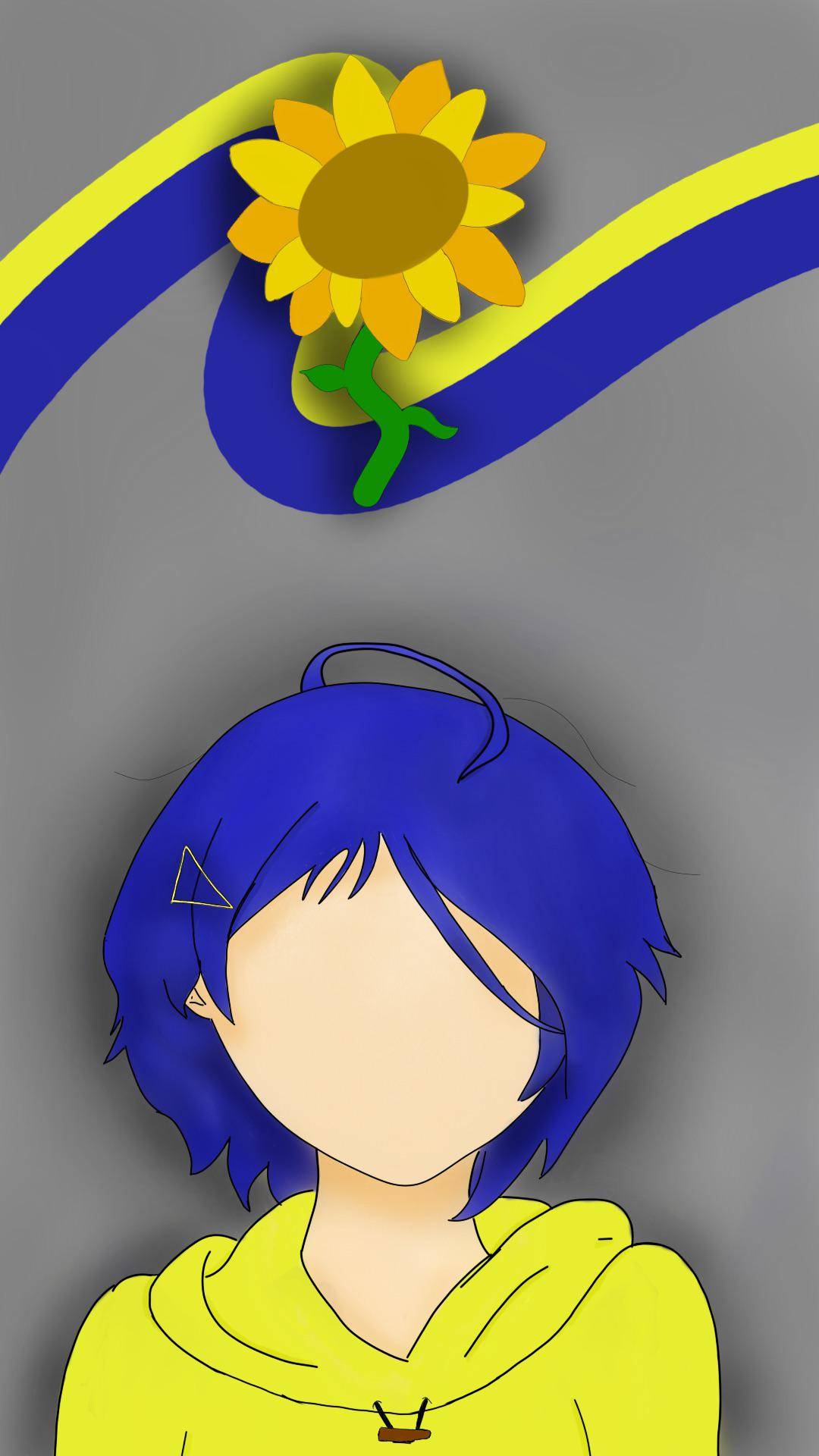 drew a vector portrait type thing of our favorite. works well as a lock-screen :D | Scrolller