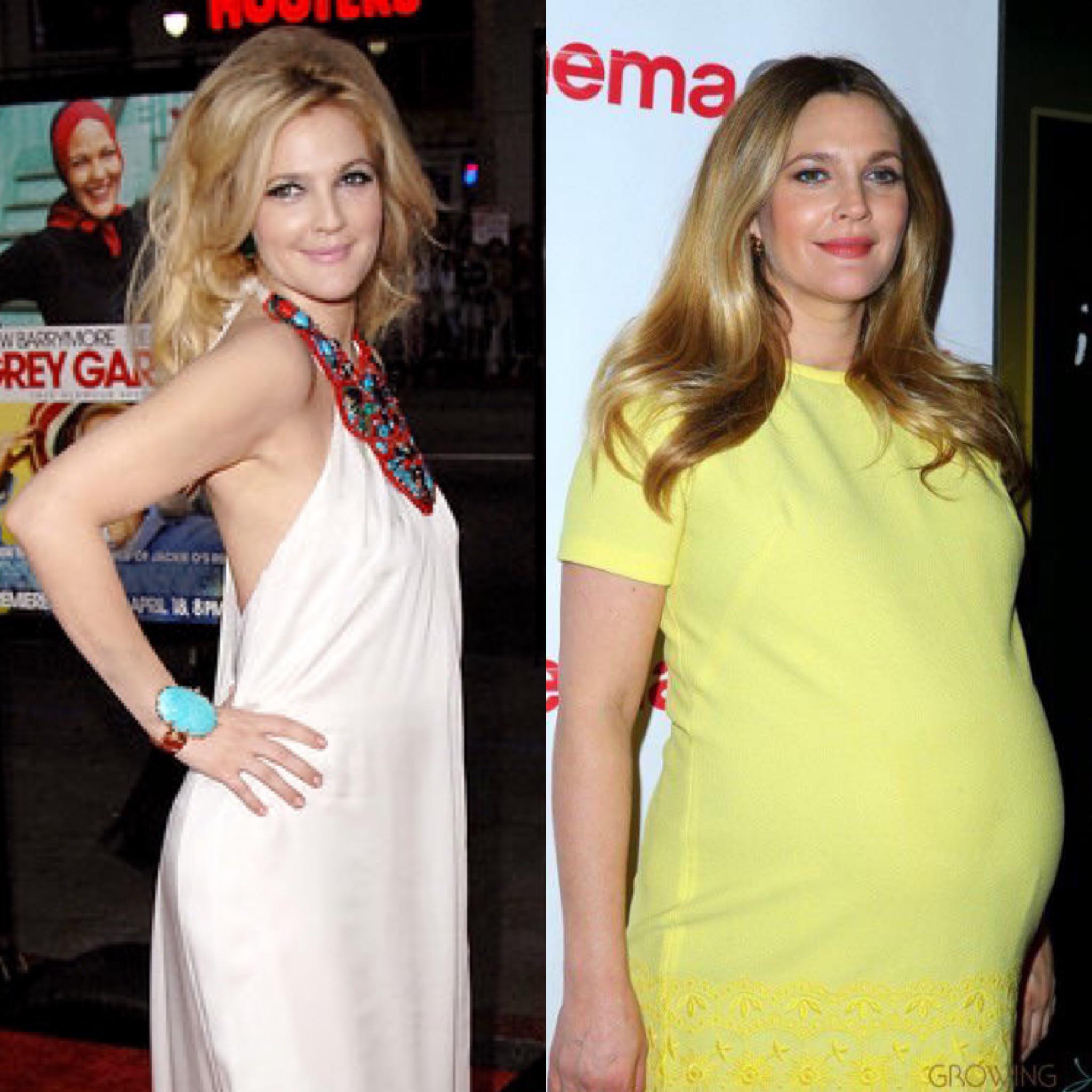 Drew Barrymore gained nearly 60 pounds in pregnancy | Scrolller