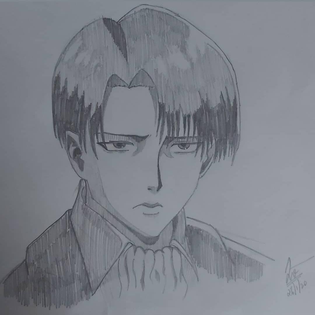 Drew levi during my exam leave, cz levi > exams | Scrolller
