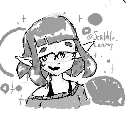 drew my friends inkling girl | Scrolller