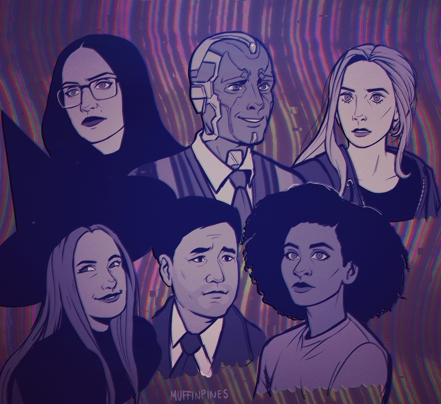 Drew some fanart! Trying to capture their likeness :O | Scrolller