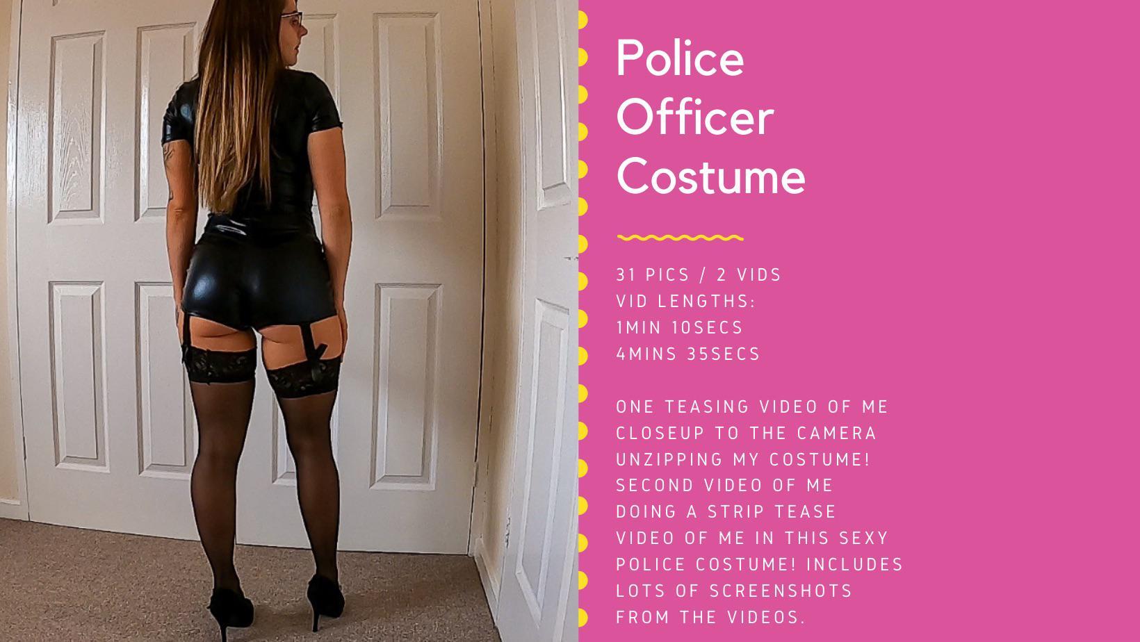 DROPBOX OFFER 🎁 4 1/2min police officer costume strip tease video & pics 😈 all just for $5/£4 ...