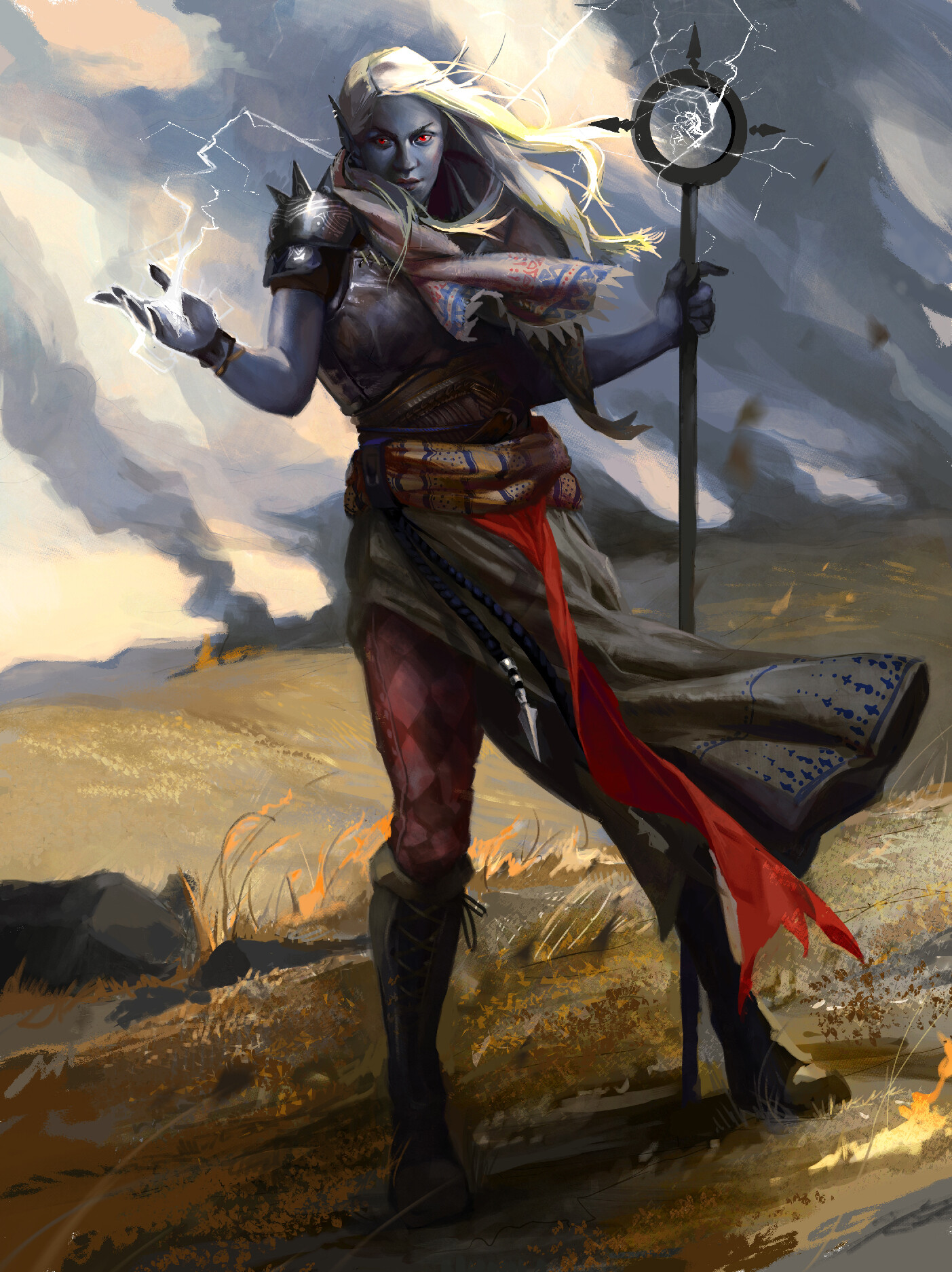 Drow Sorcerer by Zuzanna Wuzyk | Scrolller
