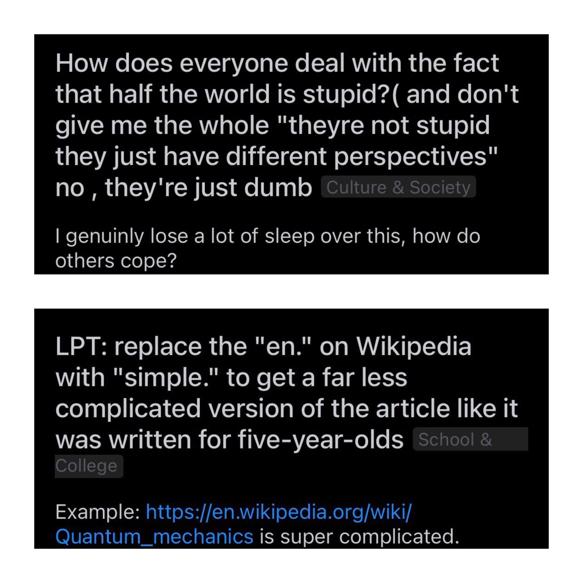 Duality of Redditors | Scrolller