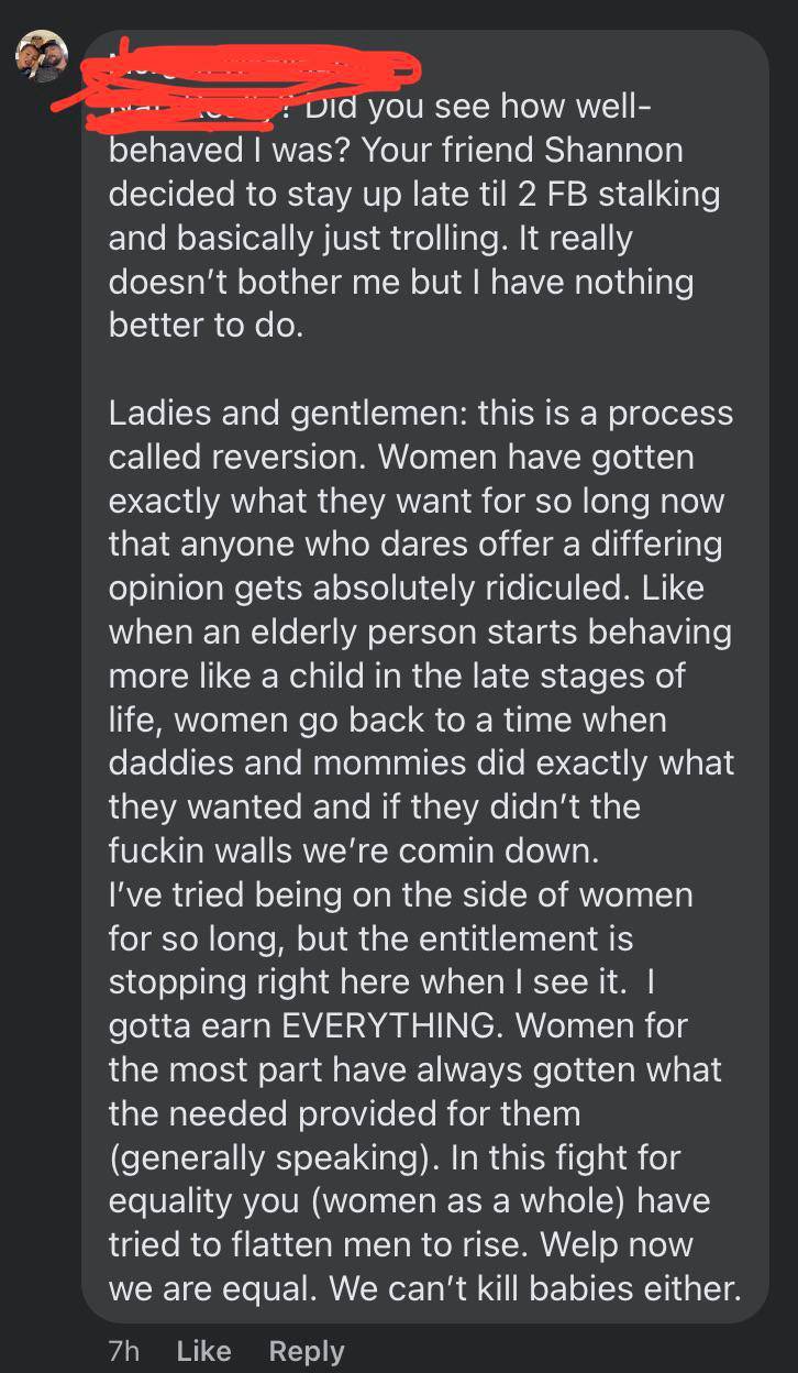 Dude went full incel. | Scrolller