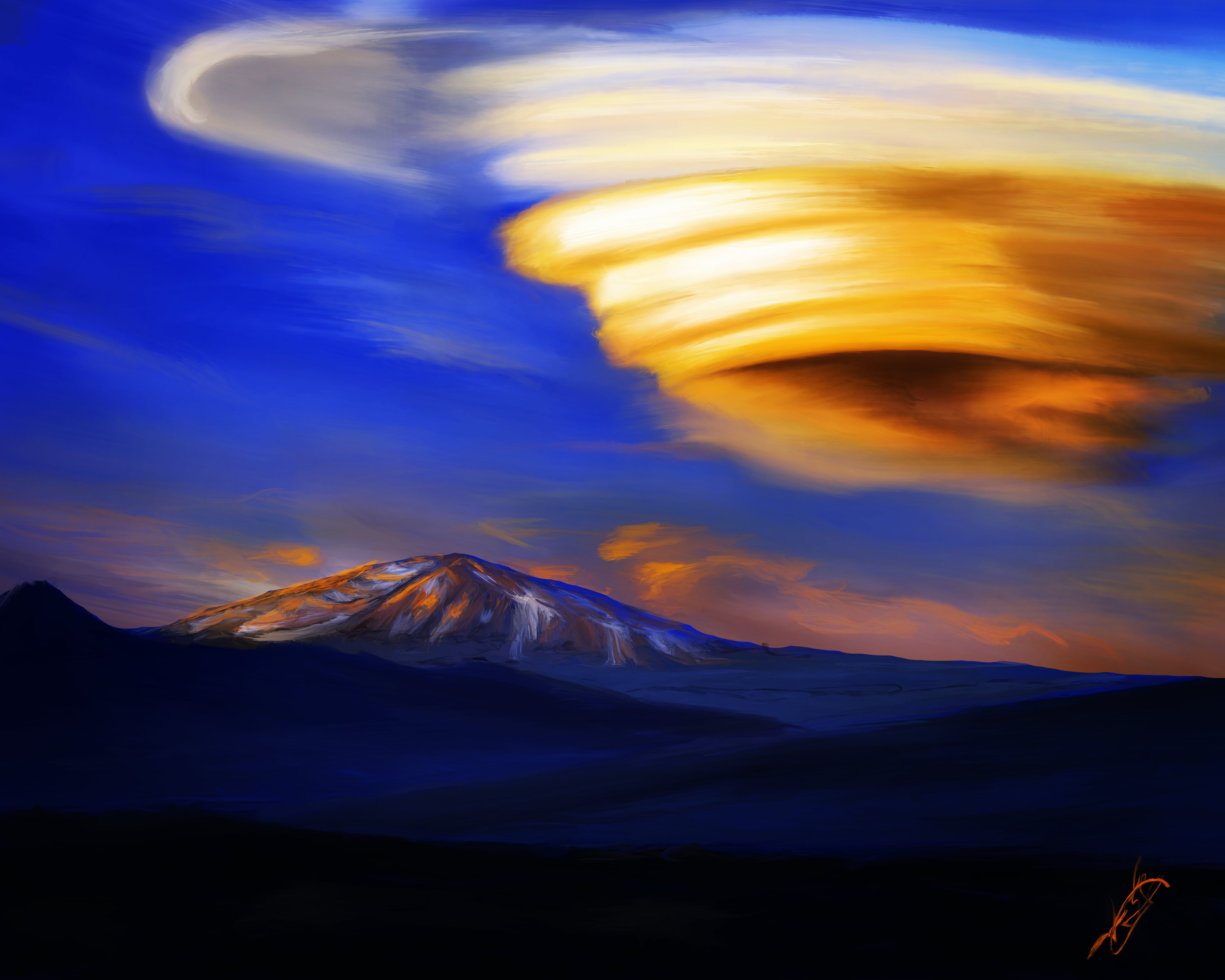 Dusk, me, digital, 2021 | Scrolller